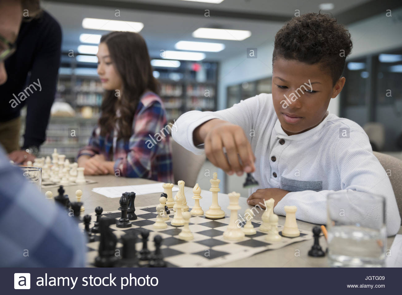 Students Playing Chess