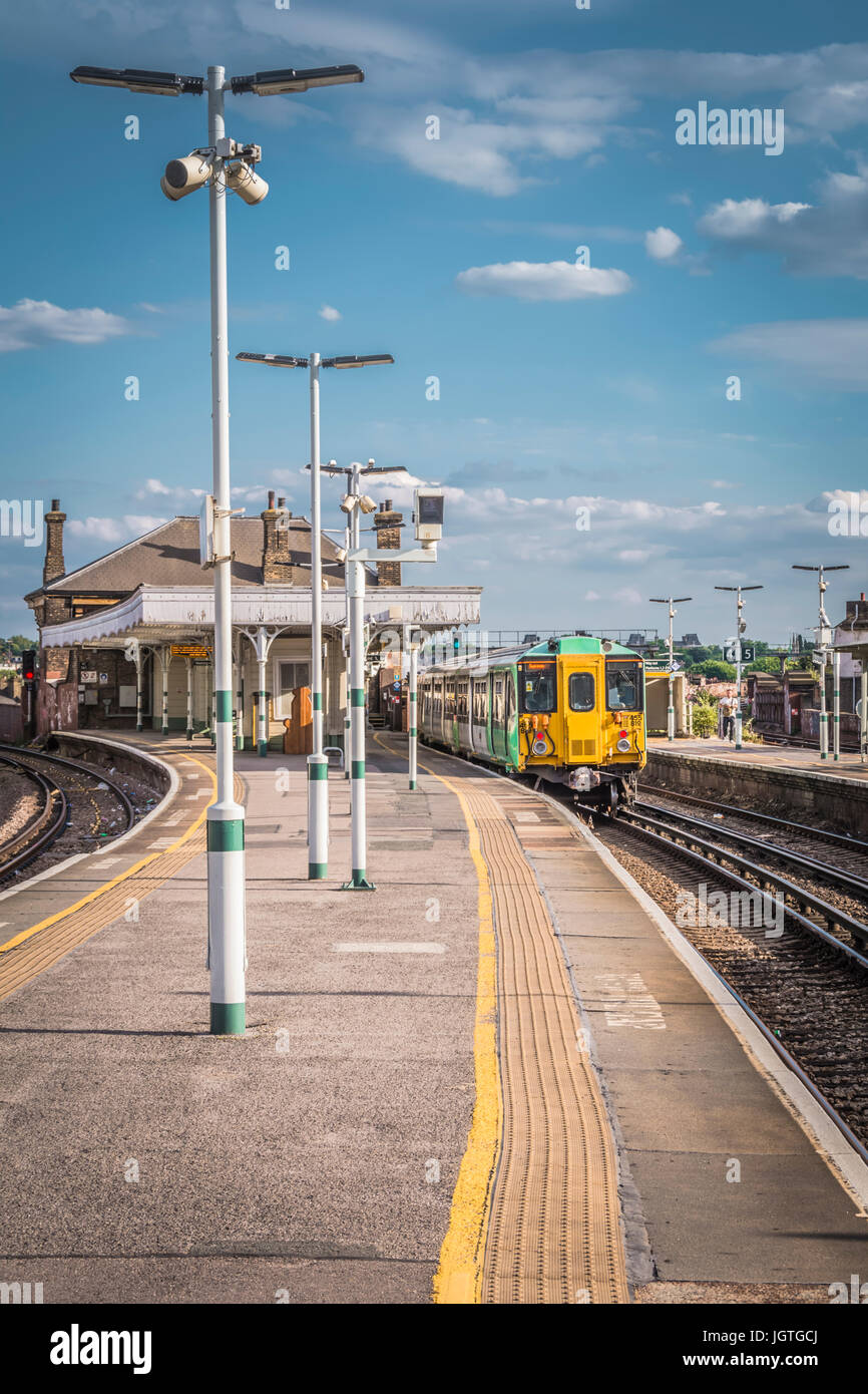 L.S.W.R. Queen's Road Station, Battersea, London, UK Stock Photo - Alamy