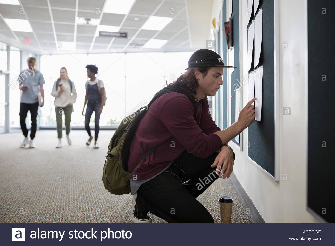 Student students bulletin board hi-res stock photography and images - Alamy