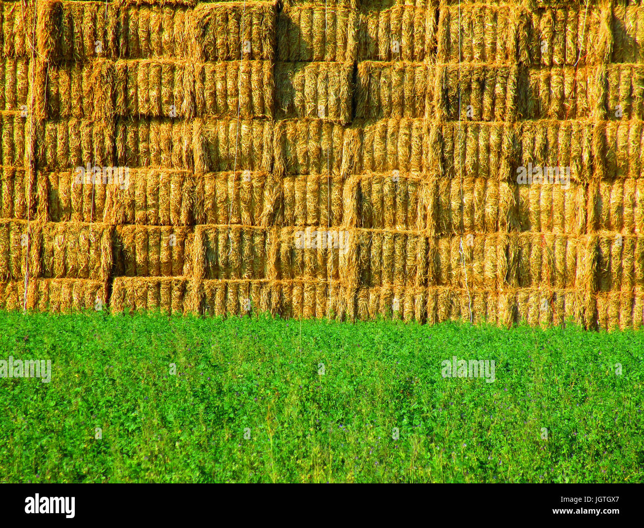 Straw wall 2 Stock Photo - Alamy