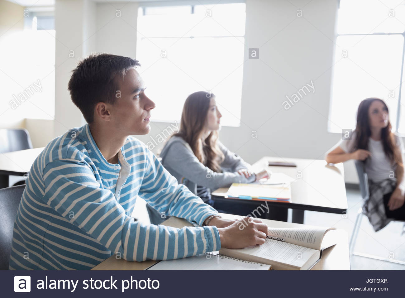 Attentive student hi-res stock photography and images - Alamy