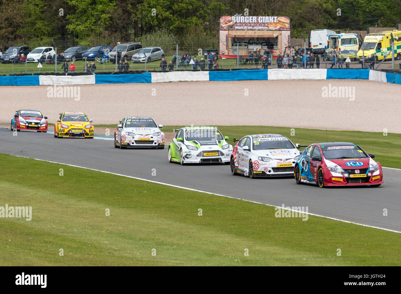 British Touring Car Championship 2017 BTCC at Donington Park Stock ...