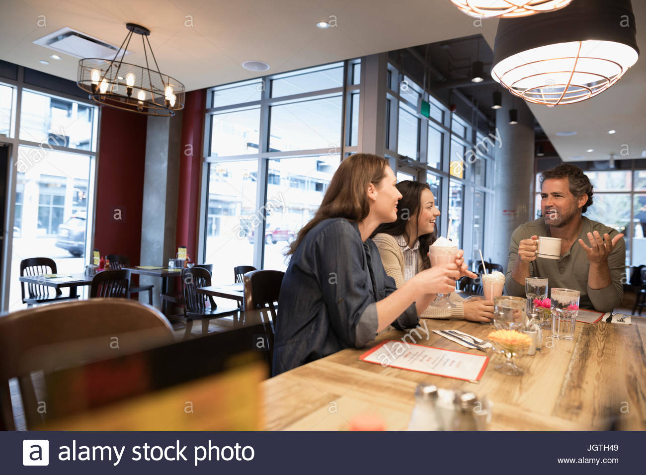 Mother daughter teenager coffee hi-res stock photography and images - Alamy