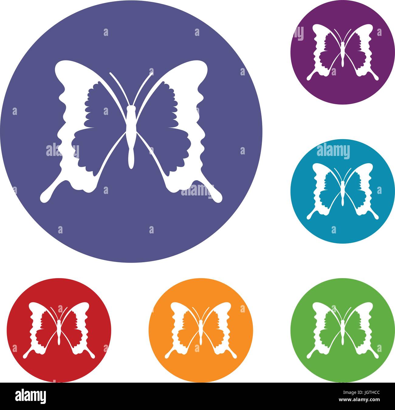 Red swallowtail Stock Vector Images - Alamy