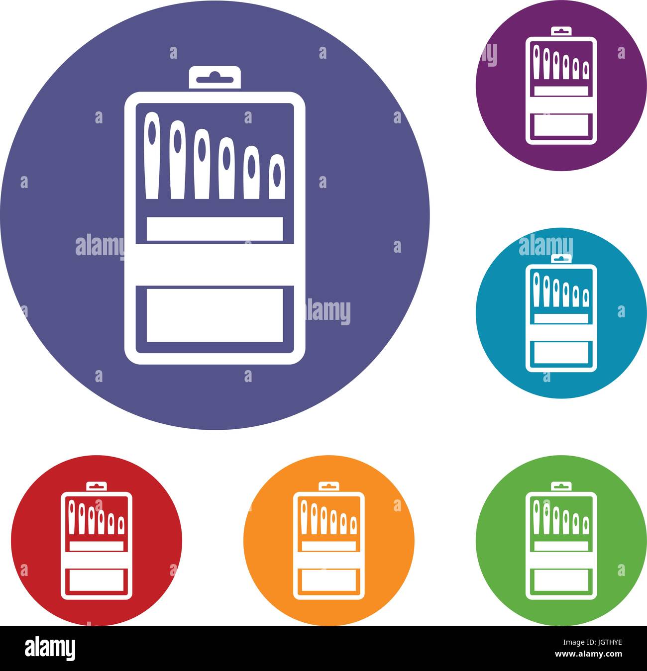 Set of needles icons set Stock Vector Image & Art - Alamy