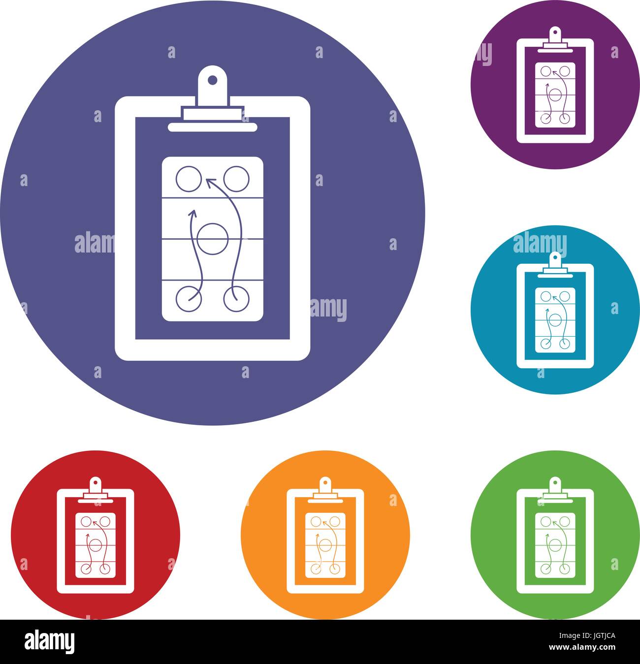 Game plan icons set Stock Vector Image & Art - Alamy