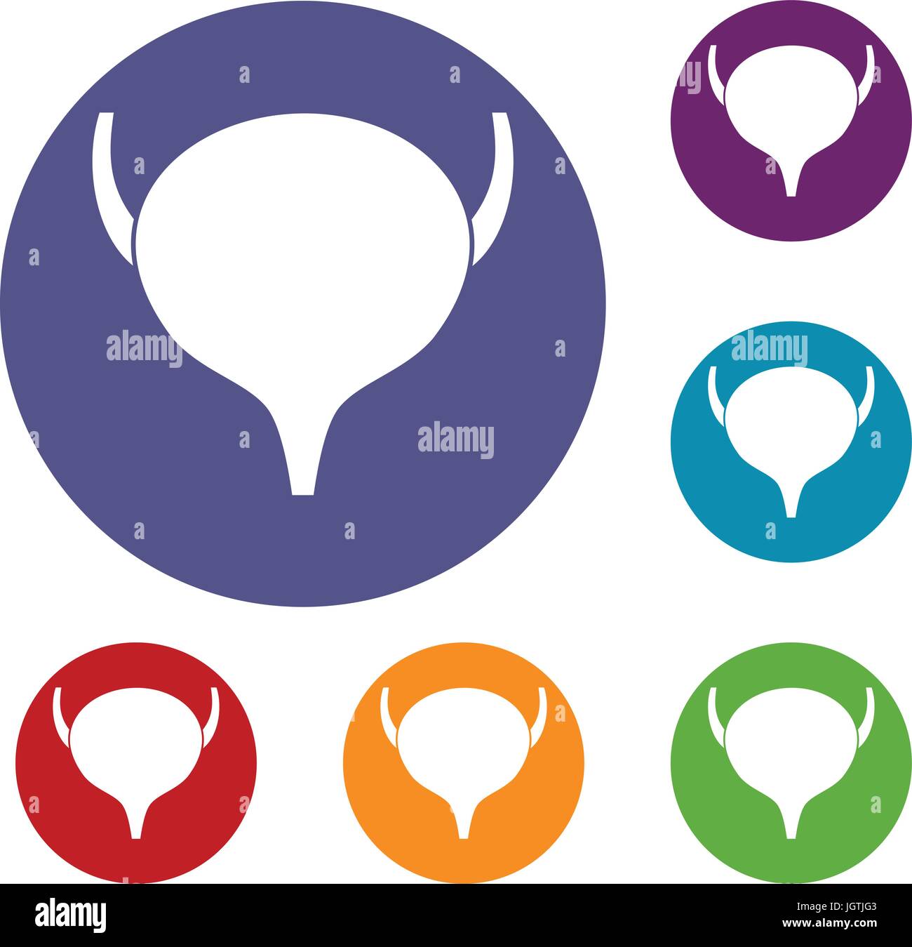 Bladder icons set Stock Vector Image & Art - Alamy
