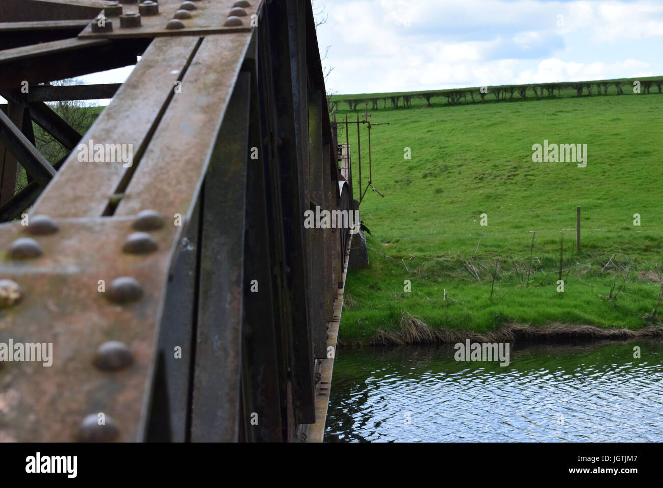 Steel over water Stock Photo - Alamy