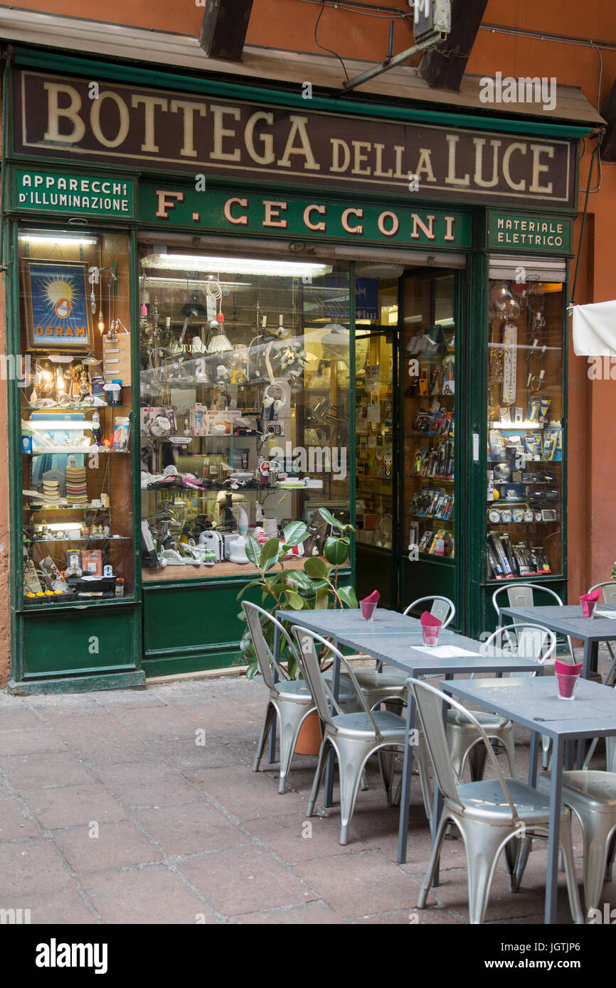Traditional Hardware Shop, Bologna, Italy Stock Photo - Alamy