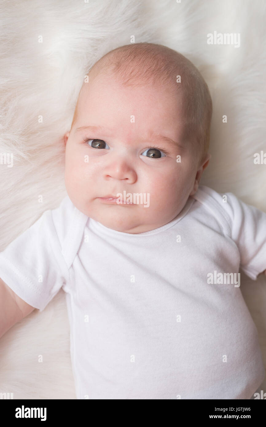 Portrait of a four-month boy Stock Photo - Alamy