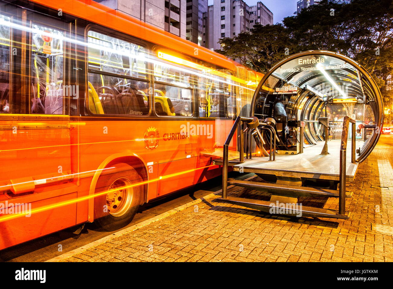 Curitiba bus station hi-res stock photography and images - Alamy