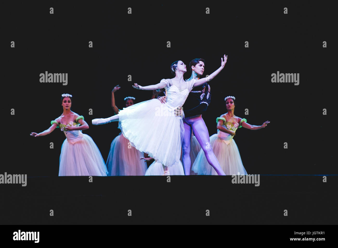 The National Cuban Ballet performing live on stage in Torino Photo ...