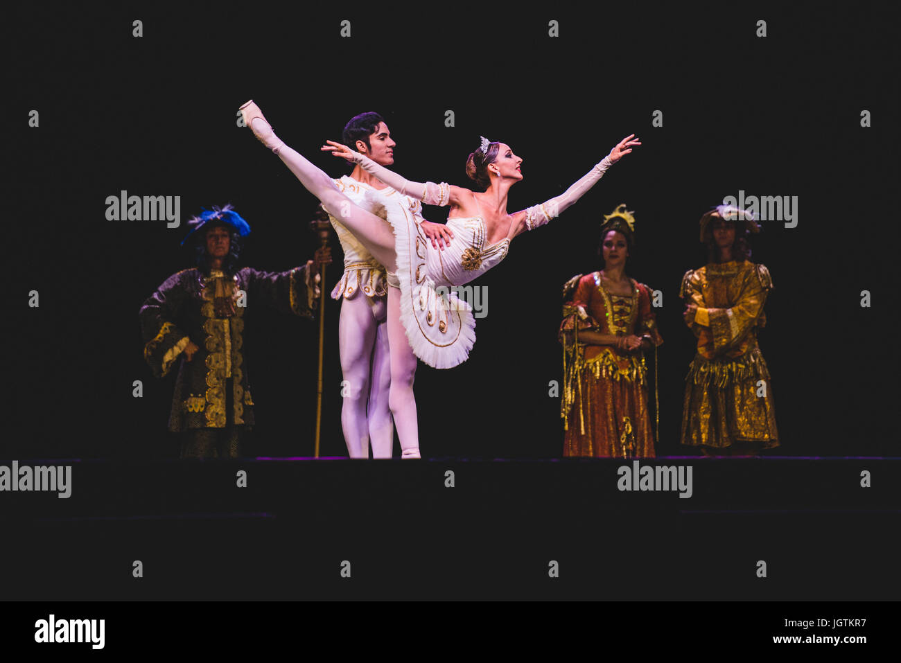 The National Cuban Ballet performing live on stage in Torino Photo ...