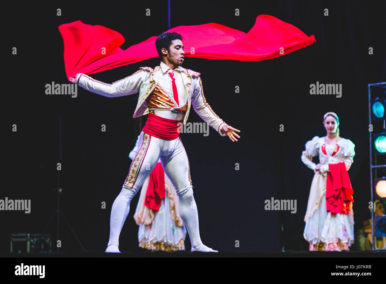 The National Cuban Ballet performing live on stage in Torino Photo ...