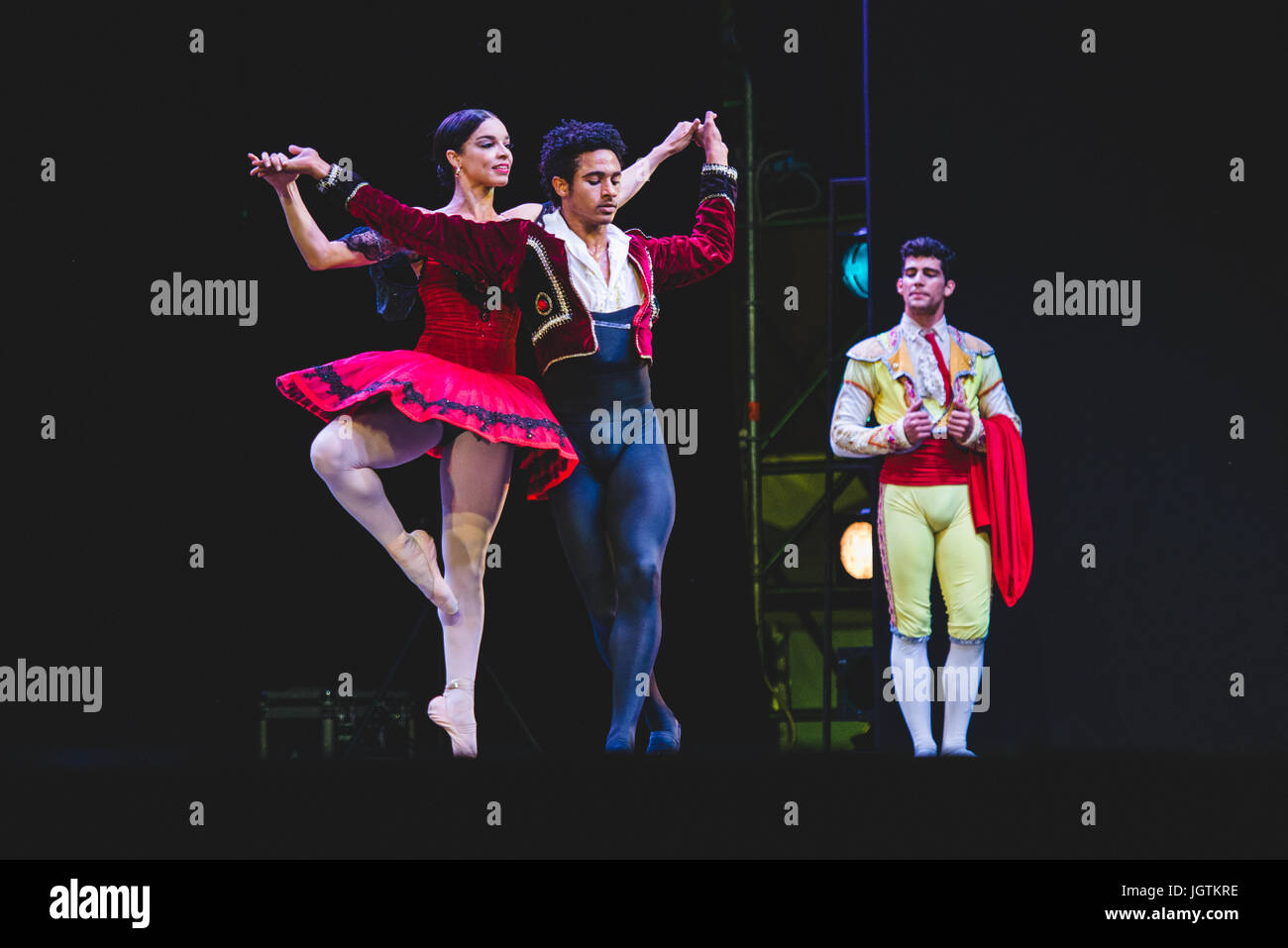 The National Cuban Ballet performing live on stage in Torino Photo ...