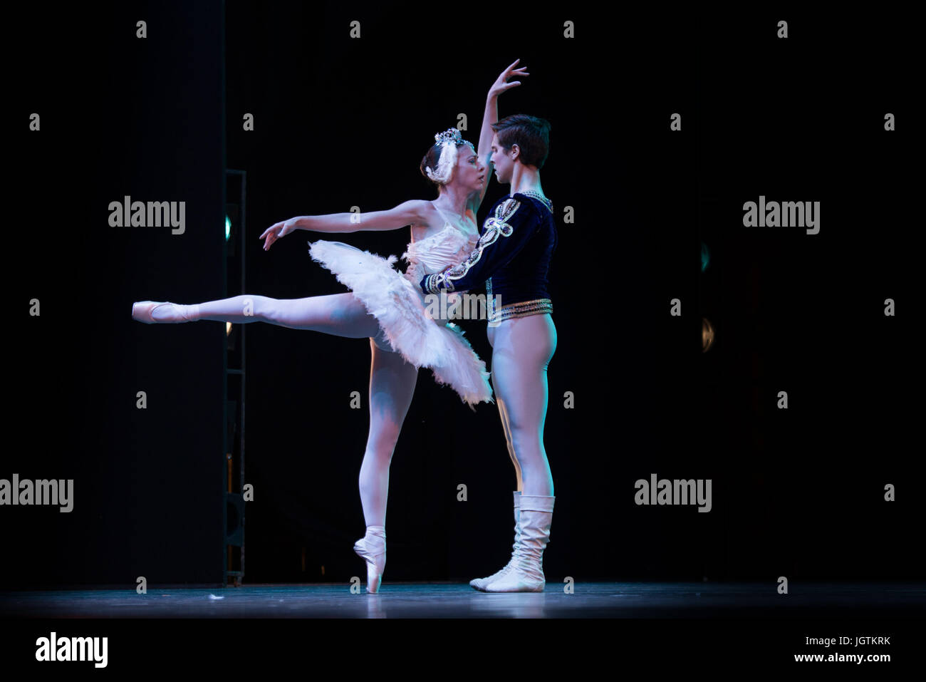 The National Cuban Ballet performing live on stage in Torino Photo ...