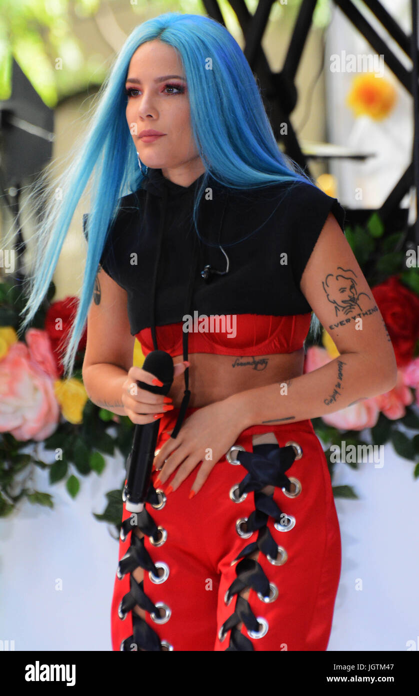 Halsey performing live on the 'Today' show concert series Featuring ...