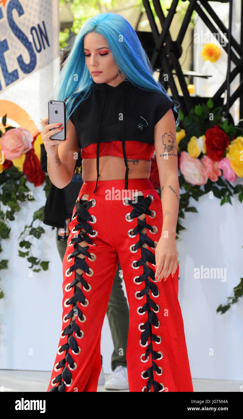 Halsey performing live on the 'Today' show concert series Featuring ...