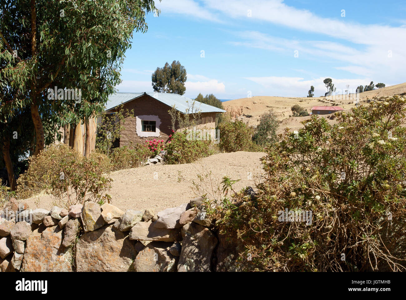 Isla Amantani, Titicaca Lake, Lima, Peru Stock Photo - Alamy