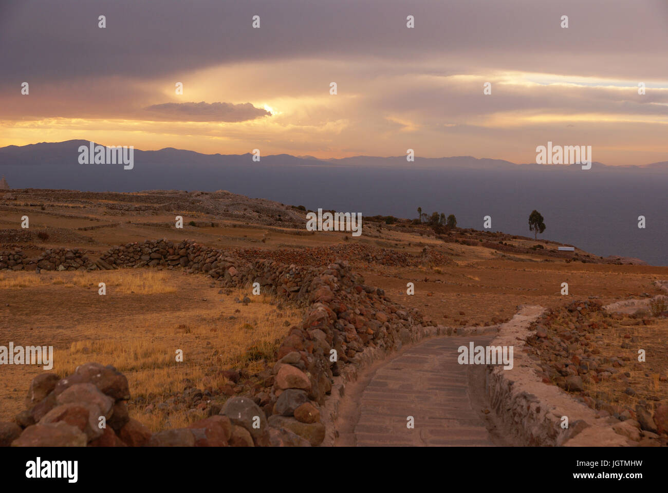 Isla Amantani, Titicaca Lake, Lima, Peru Stock Photo - Alamy