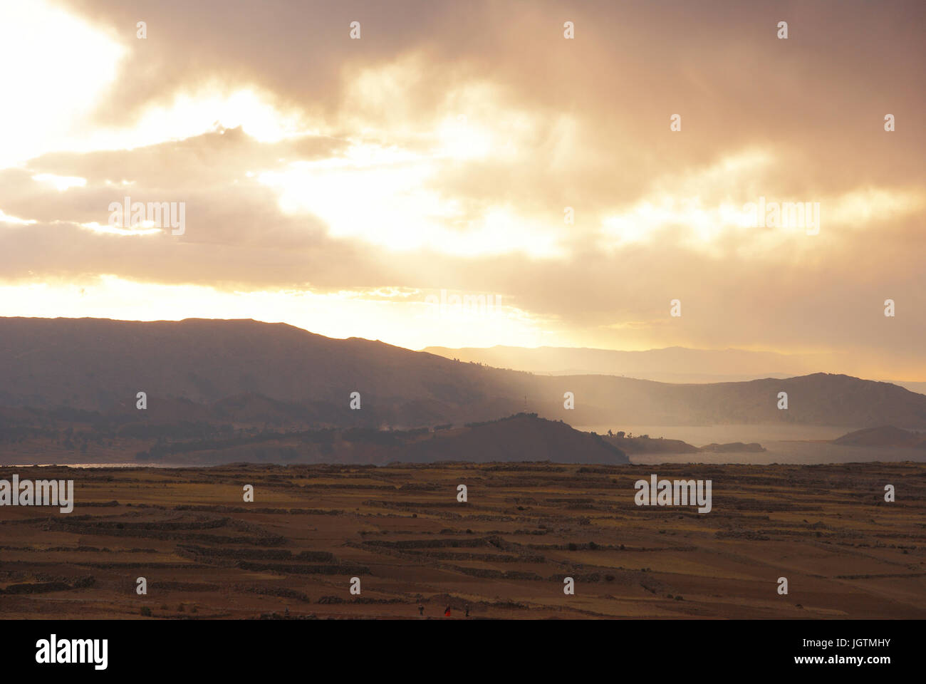 Isla Amantani, Titicaca Lake, Lima, Peru Stock Photo - Alamy