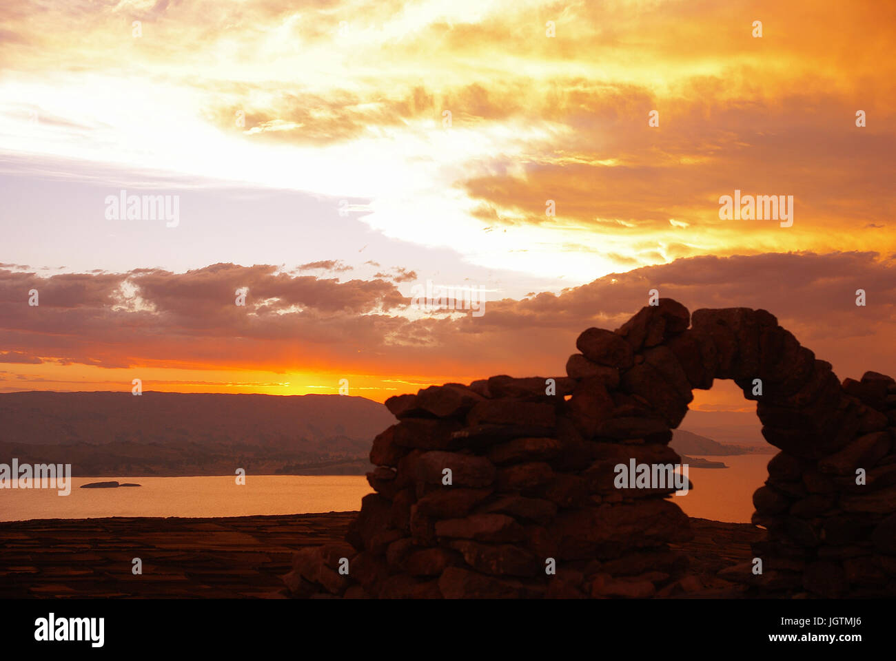 Isla Amantani, Titicaca Lake, Lima, Peru Stock Photo - Alamy