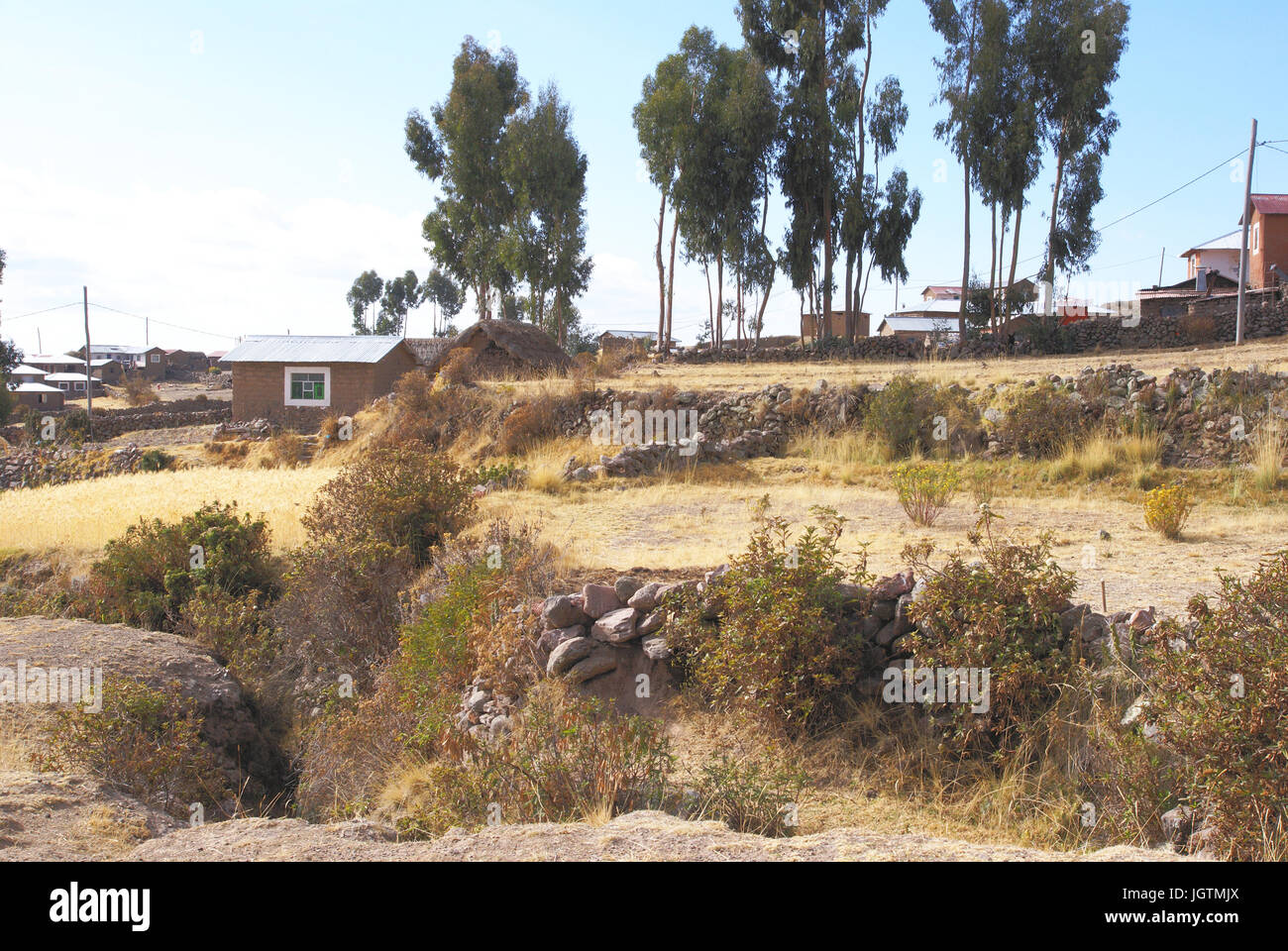 Isla Amantani, Titicaca Lake, Lima, Peru Stock Photo - Alamy