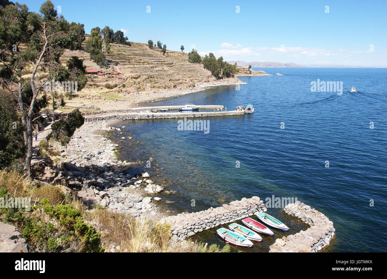 Isla taquile peru hi-res stock photography and images - Alamy
