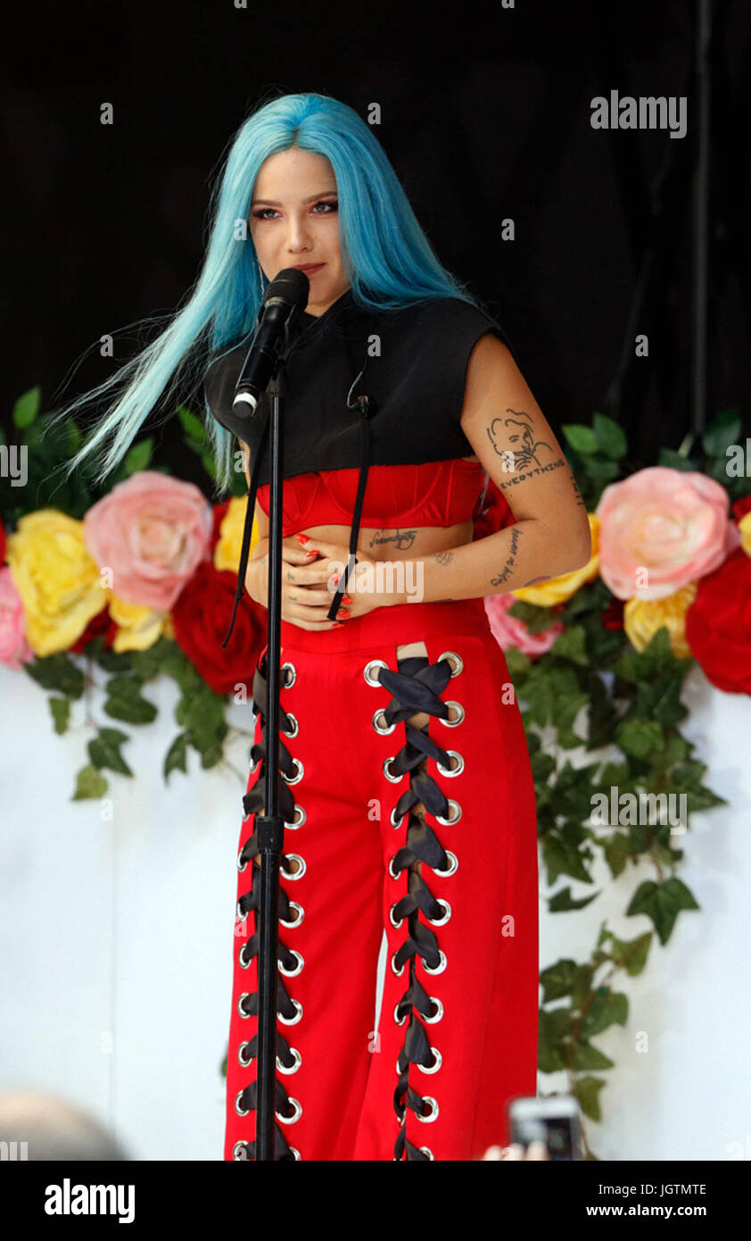Halsey performing live on the NBC's 'Today' show Featuring: Halsey ...