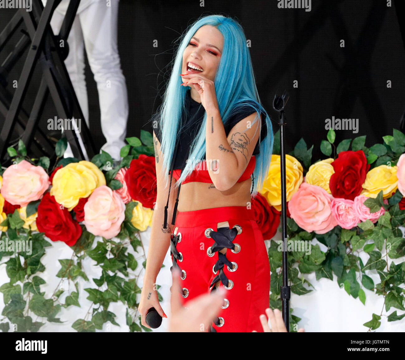 Halsey performing live on the NBC's 'Today' show Featuring: Halsey ...