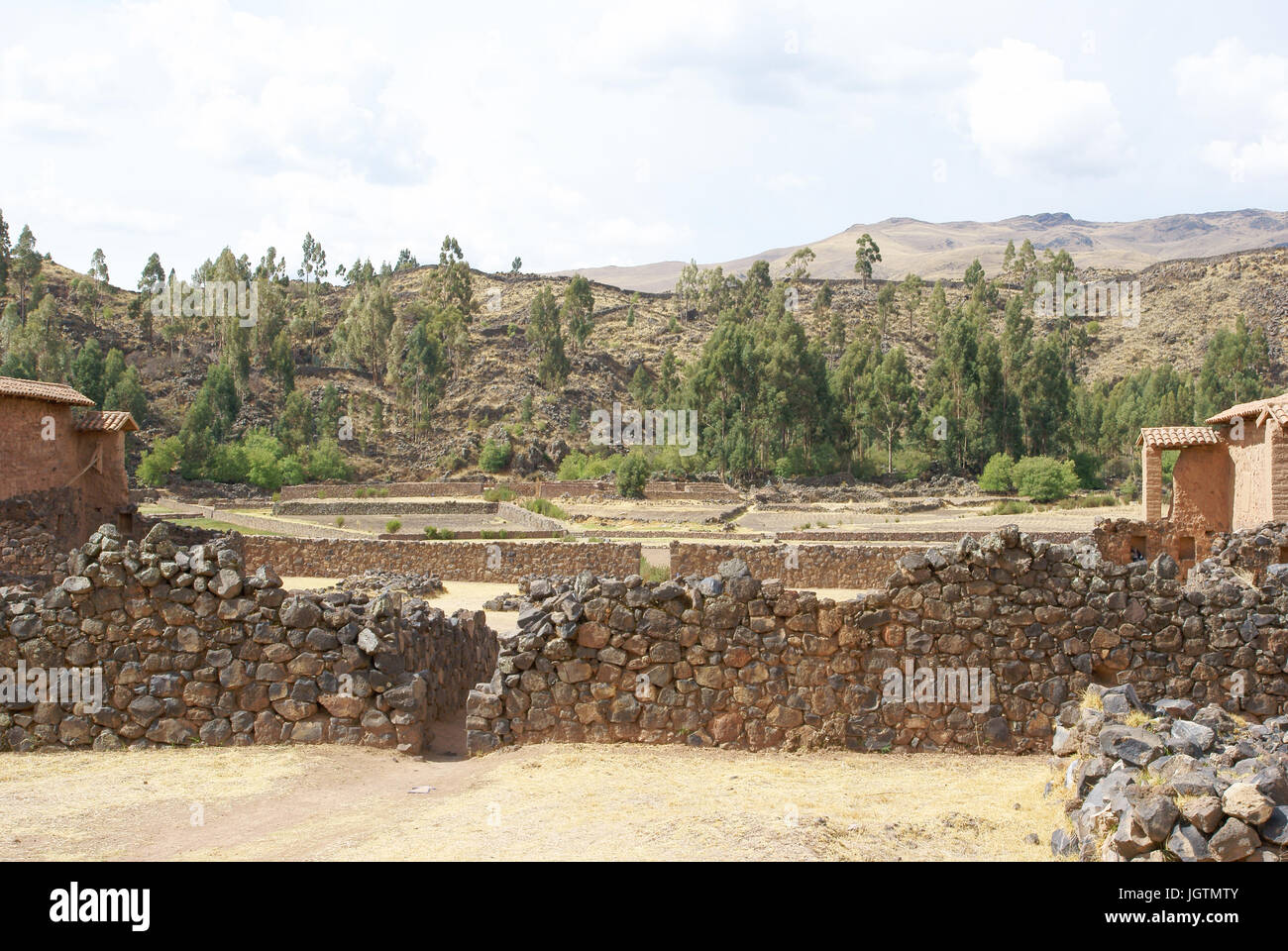 Raqchi, Worth Sacred of Los Incas, Region of Cusco, Lima, Peru Stock ...