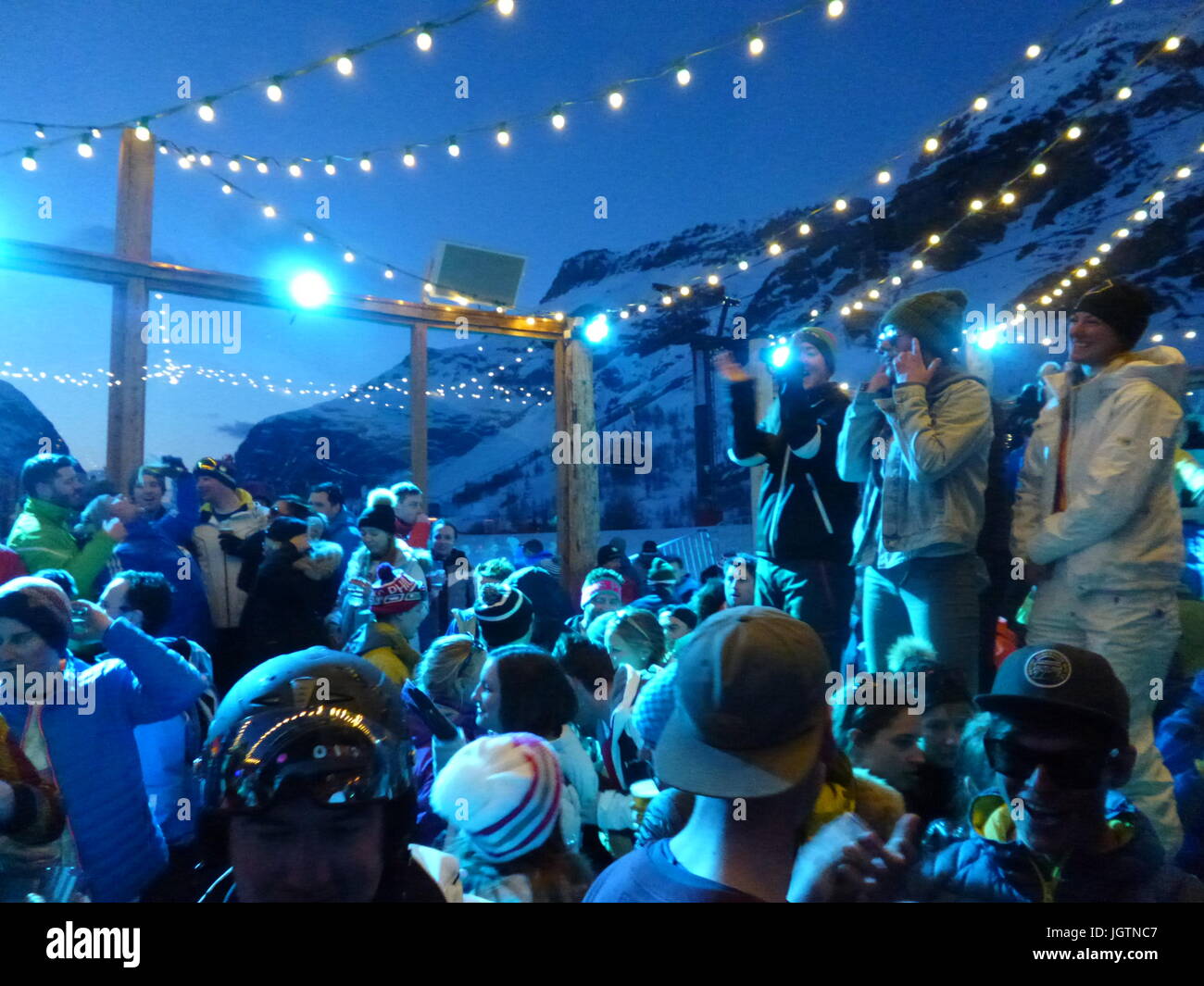 Val d’isere, france party hi-res stock photography and images - Alamy