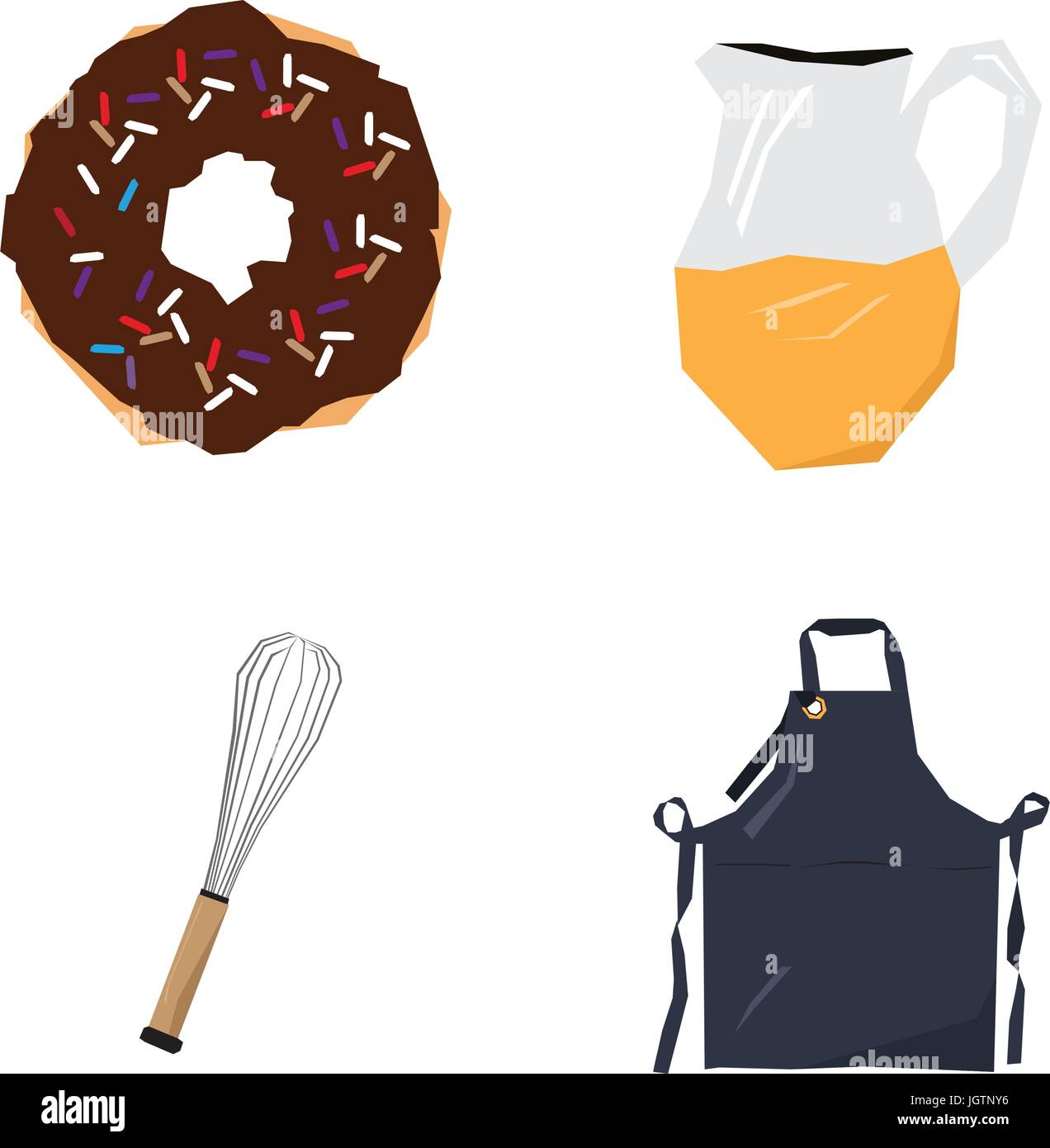 Set of bakery icons Stock Vector Image & Art - Alamy