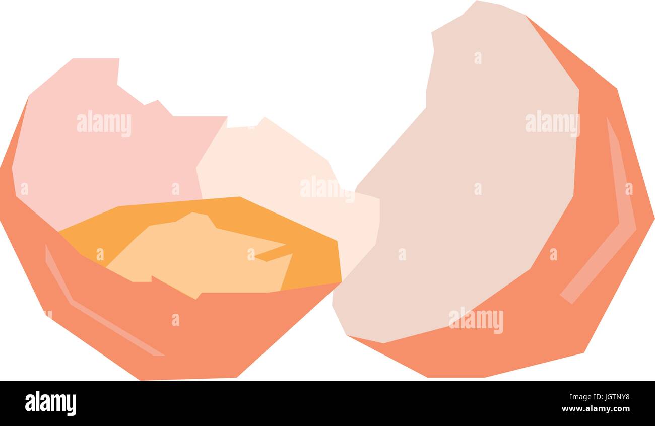 Isolated geometric broken shell Stock Vector Image & Art - Alamy