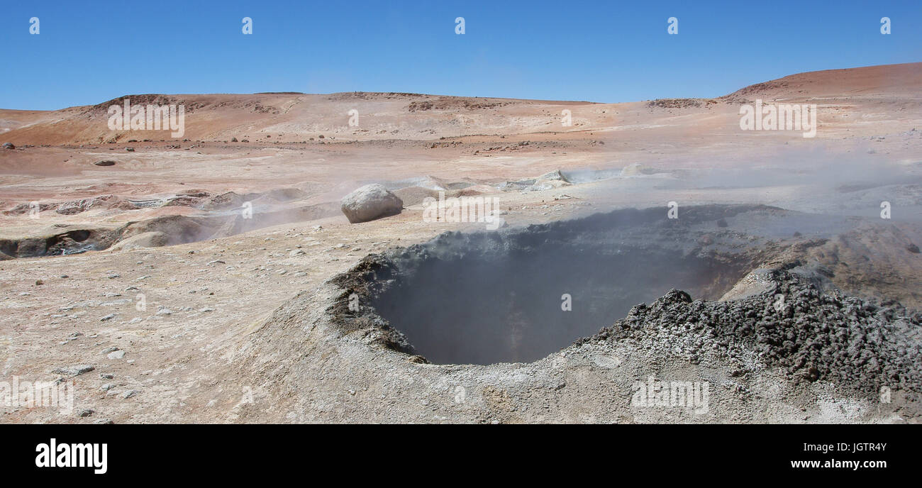 Gueisers - Reserva nacional de fauna andina Eduardo Abaroa - Deserto do ...