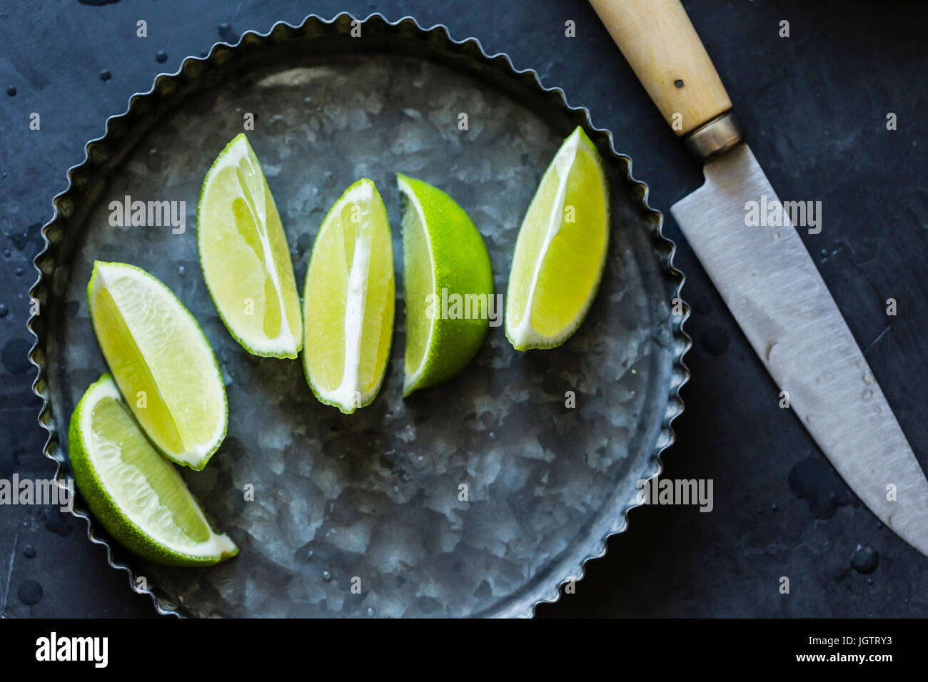 Lime wedges hi-res stock photography and images - Alamy