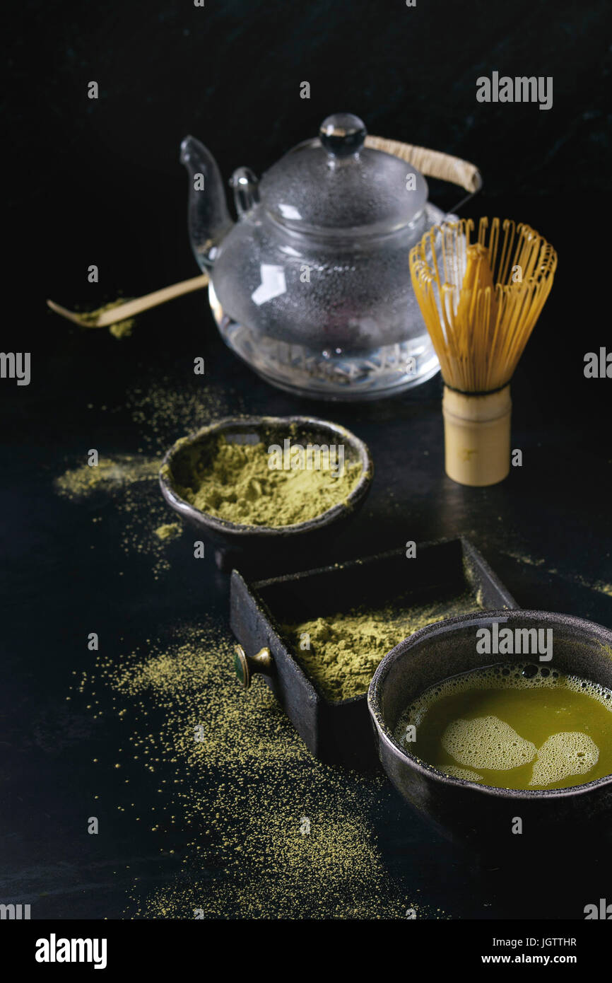 Matcha tools hi-res stock photography and images - Alamy