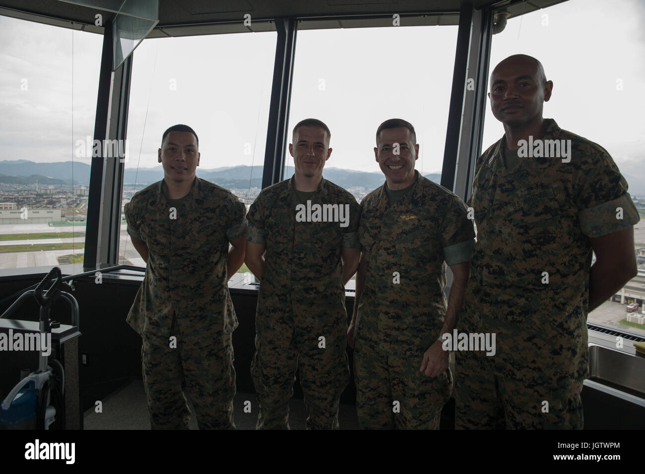 U.S. Marine Corps Sgt. Maj. Anthony Spadaro, the command senior ...