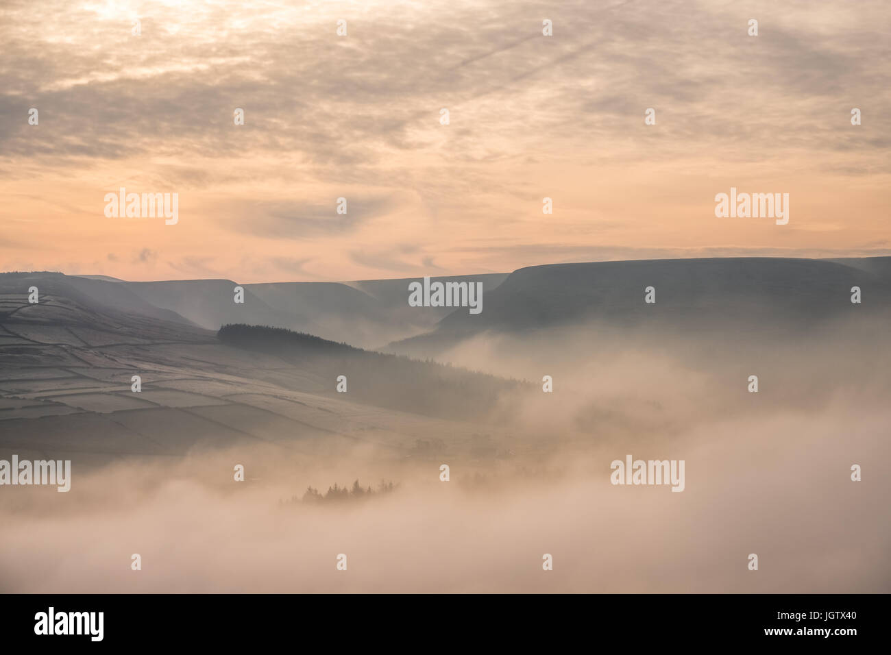 Moors in the Mist Stock Photo - Alamy