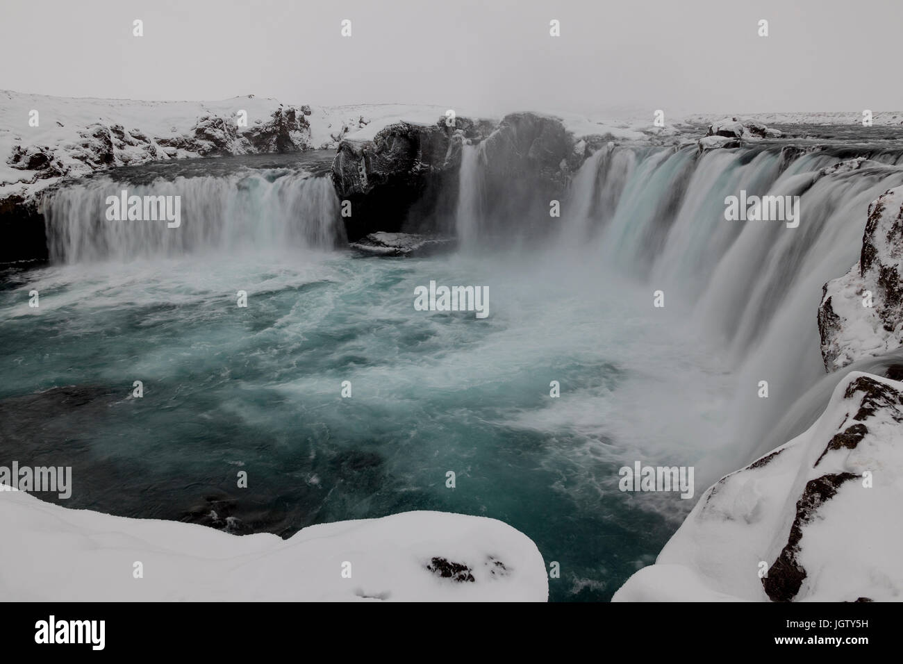 Godafoss waterfall Iceland Stock Photo - Alamy