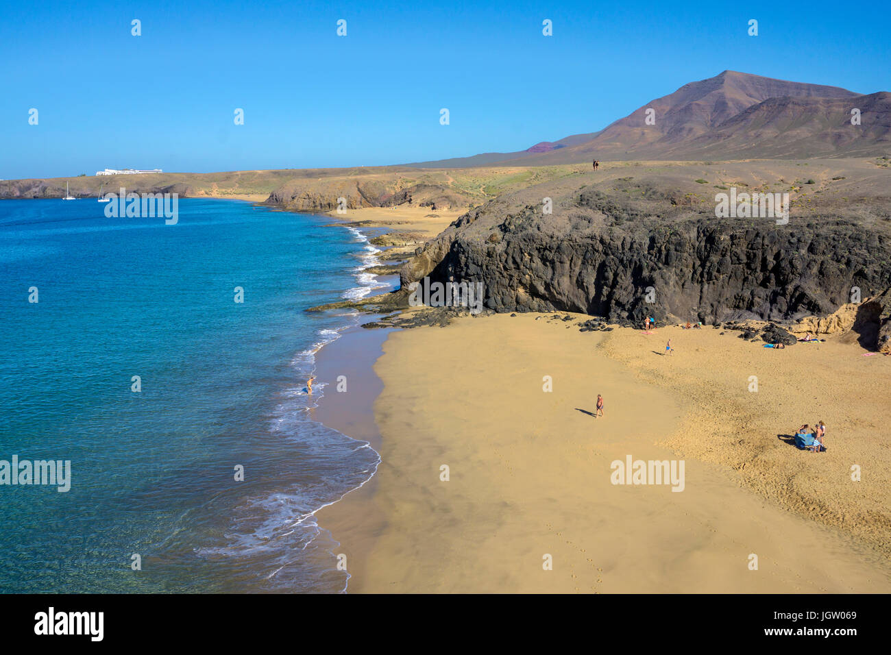 Playas de Papagayo, Playa de la Cera, one of six Papagayo beaches at ...