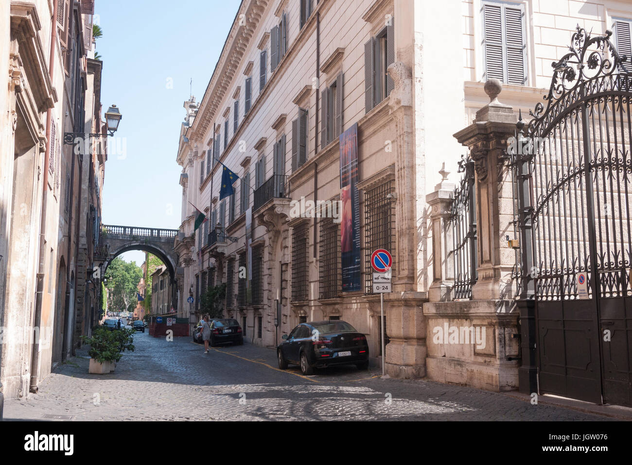 Rome, Italy - Via Giulia Stock Photo - Alamy