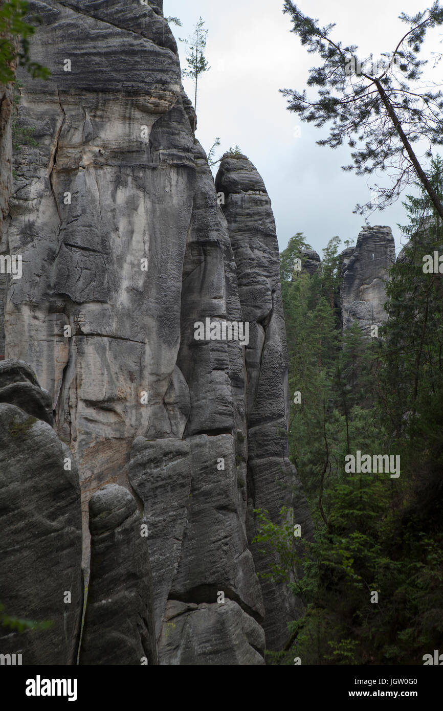 Adršpach-Teplice Rocks Czech Republic Stock Photo - Alamy