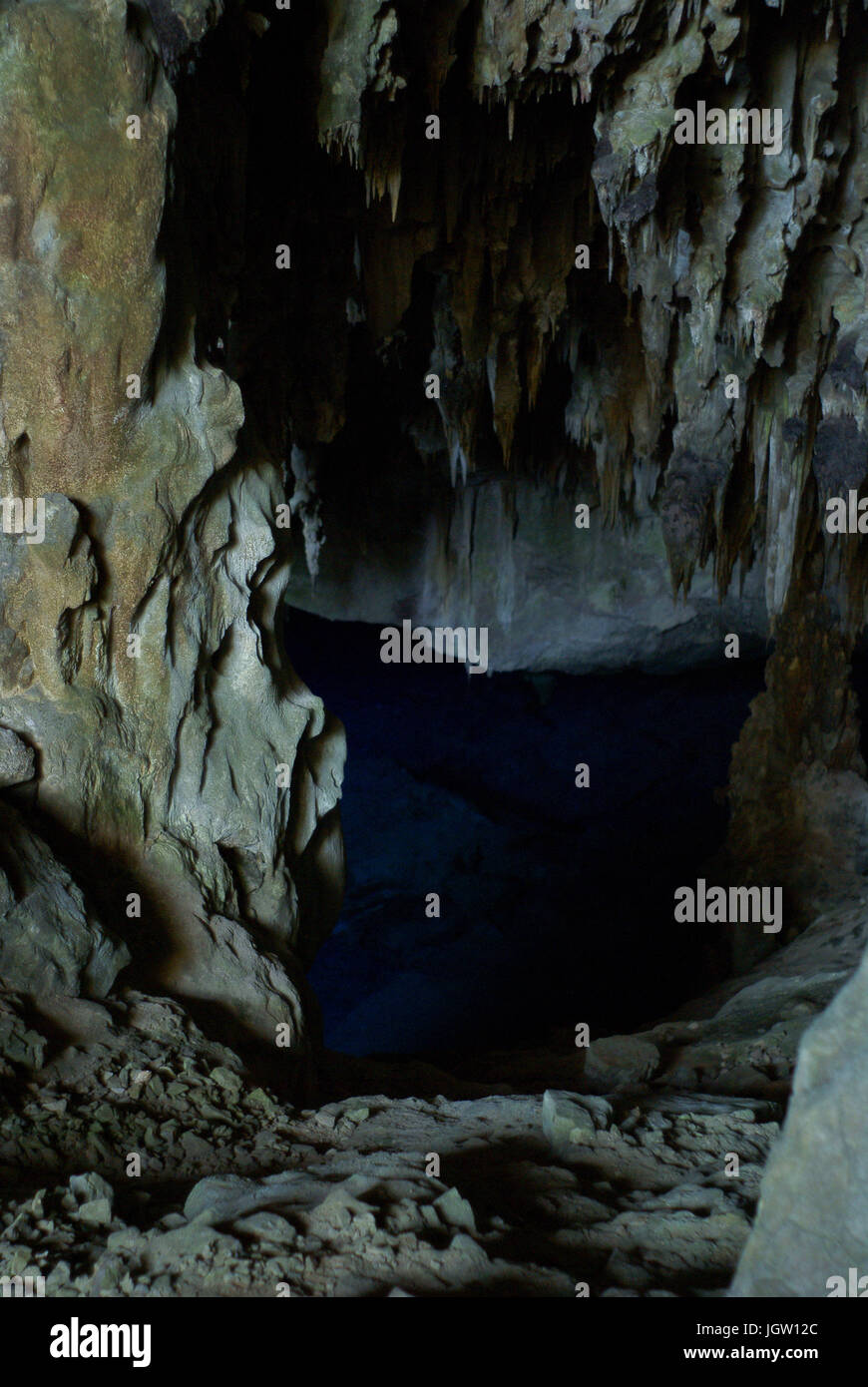 Grotto of the Lake Blue, Bonito, Mato Grosso do Sul, Brazil Stock Photo ...
