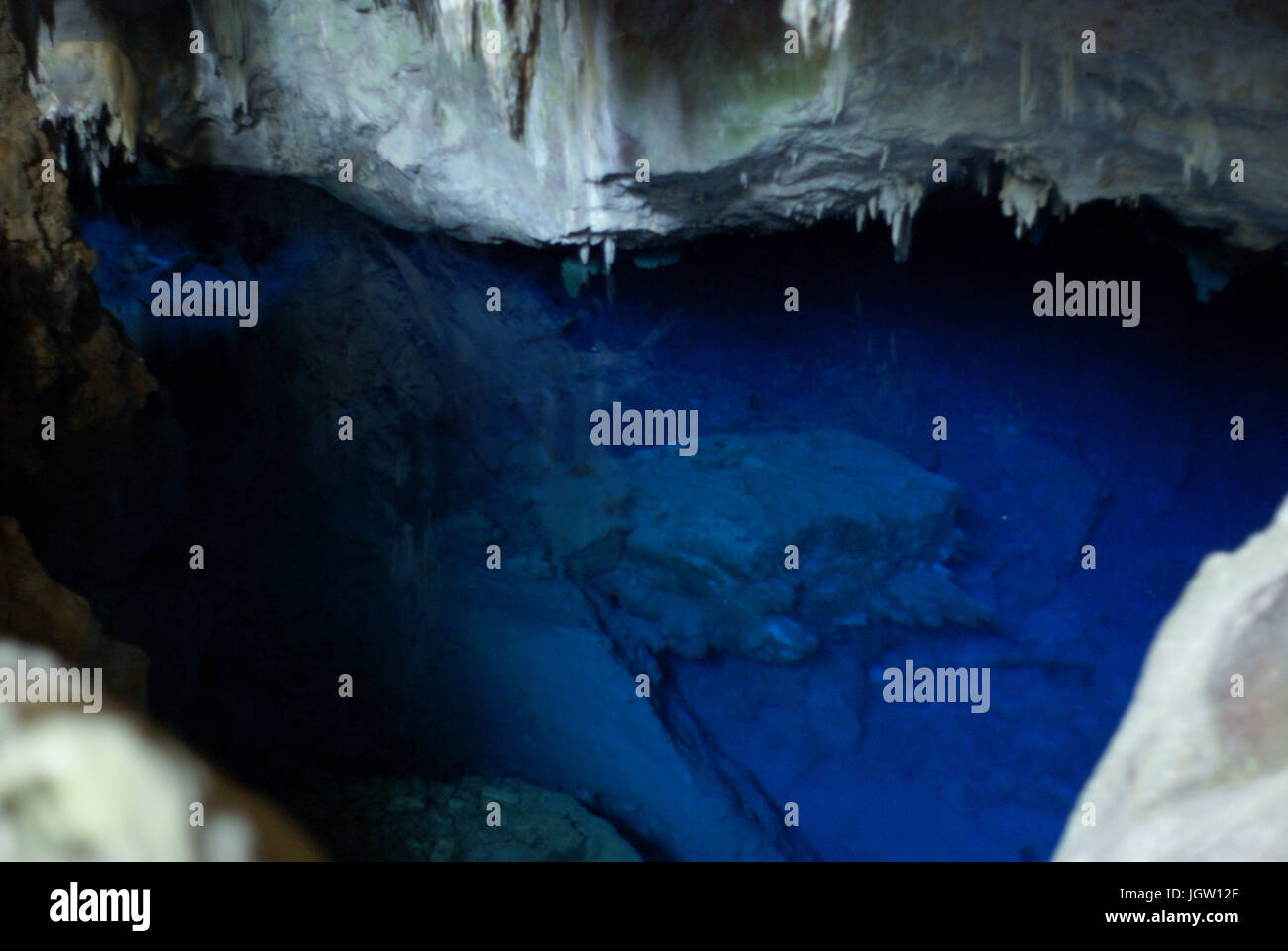 Grotto of the Lake Blue, Bonito, Mato Grosso do Sul, Brazil Stock Photo ...