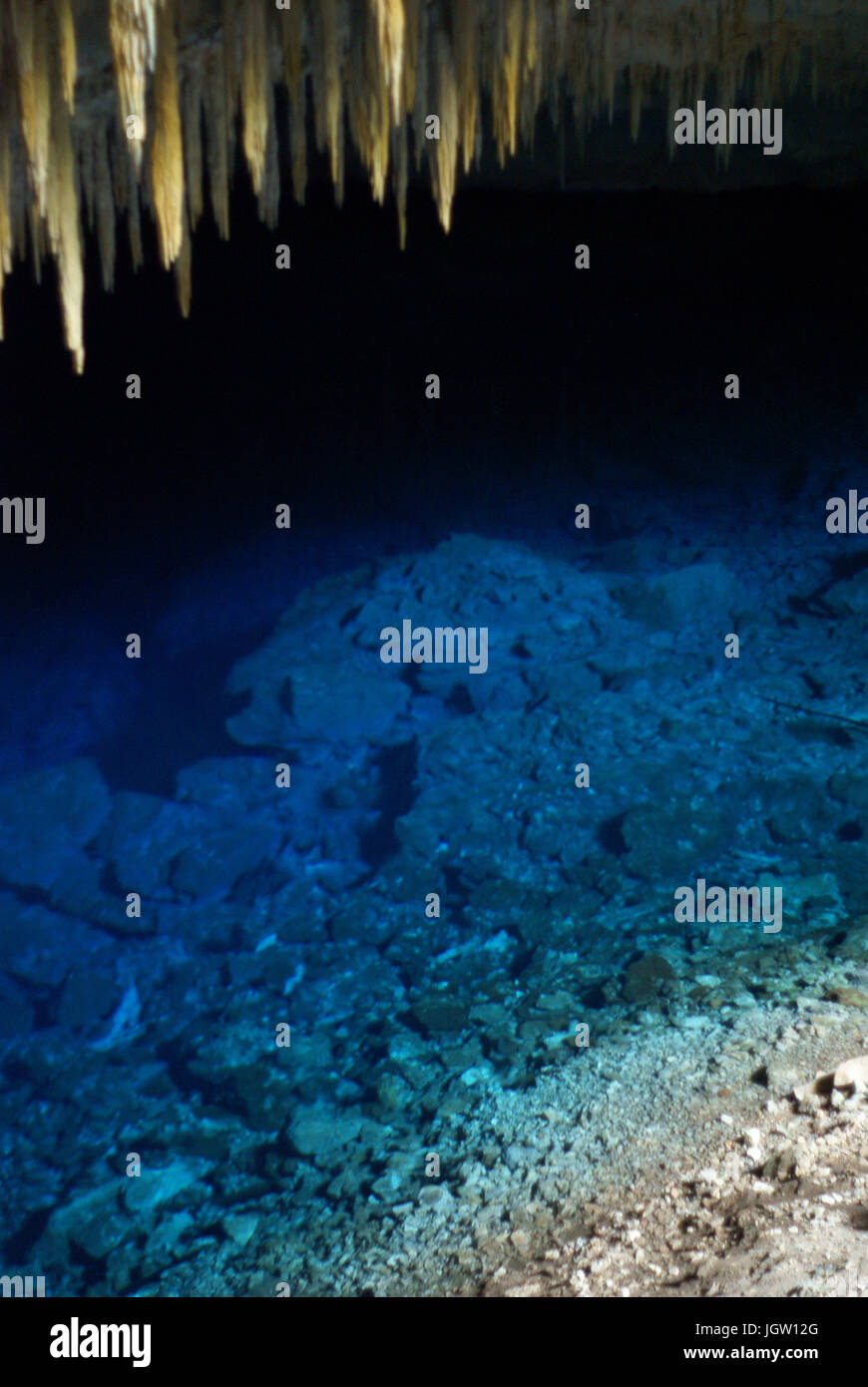 Grotto of the Lake Blue, Bonito, Mato Grosso do Sul, Brazil Stock Photo ...