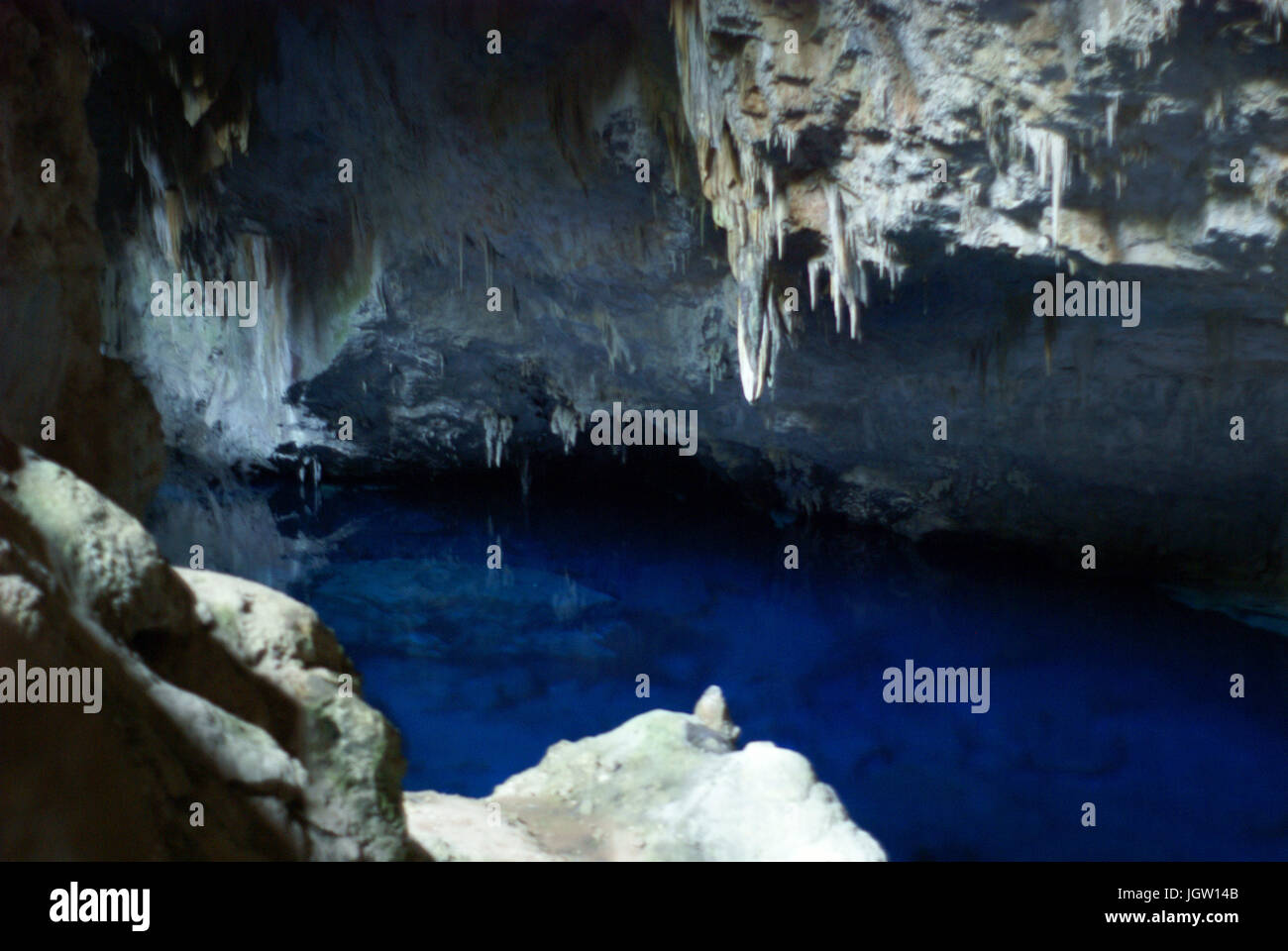 Blue lake cave brazil hi-res stock photography and images - Alamy