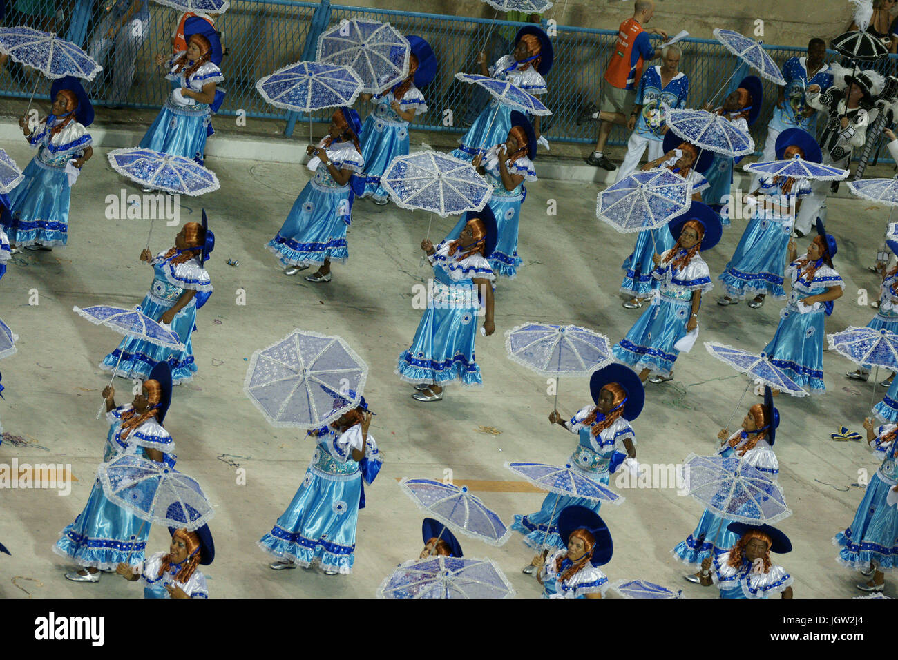 Dancers of portela samba school hi-res stock photography and images - Alamy