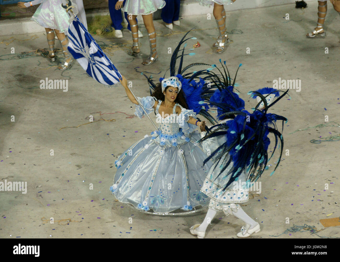 Dancers of portela samba school hi-res stock photography and images - Alamy