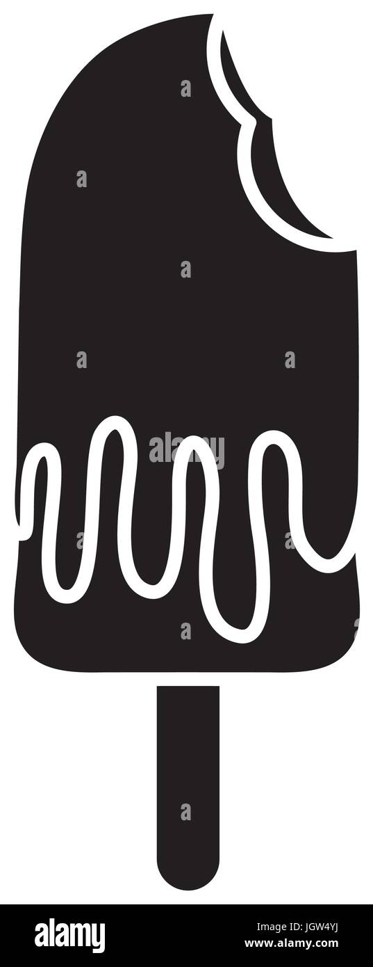 ice cream bar icon over white background vector illustration Stock Vector Image & Art - Alamy